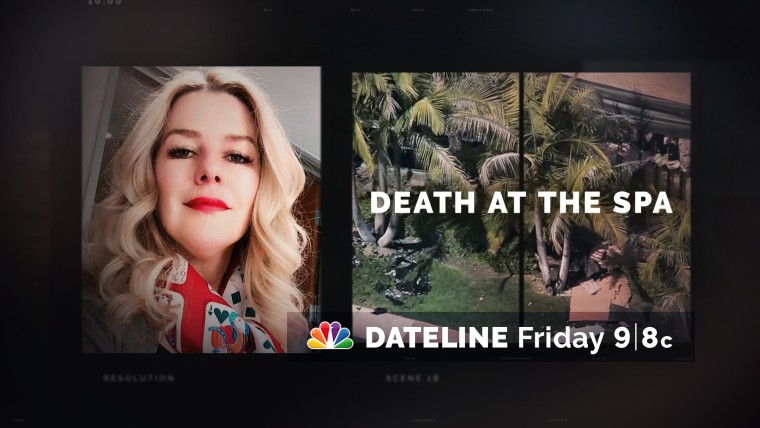 DATELINE FRIDAY SNEAK PEEK: Death at the Spa