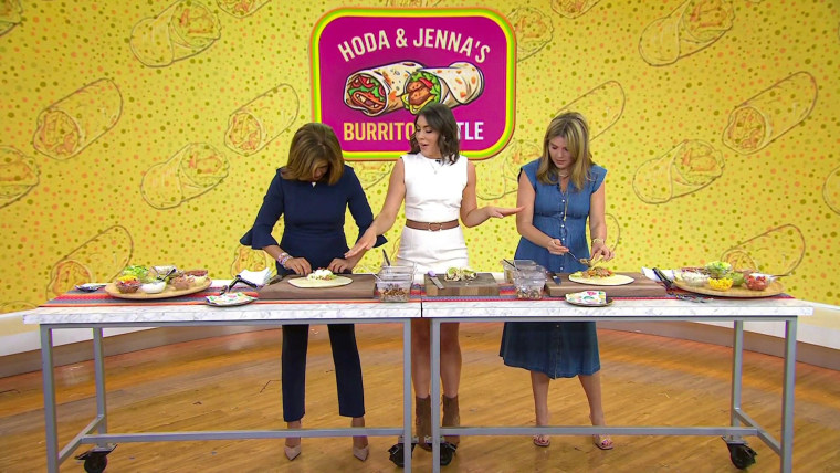 See Hoda & Jenna go toe-to-toe in epic burrito battle