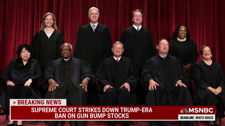 ‘Deadly consequence’: Supreme Court rolls back Trump-era ban on gun bump stocks