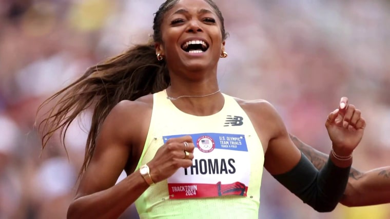Olympian Gabby Thomas says a group of men have been following her at ...