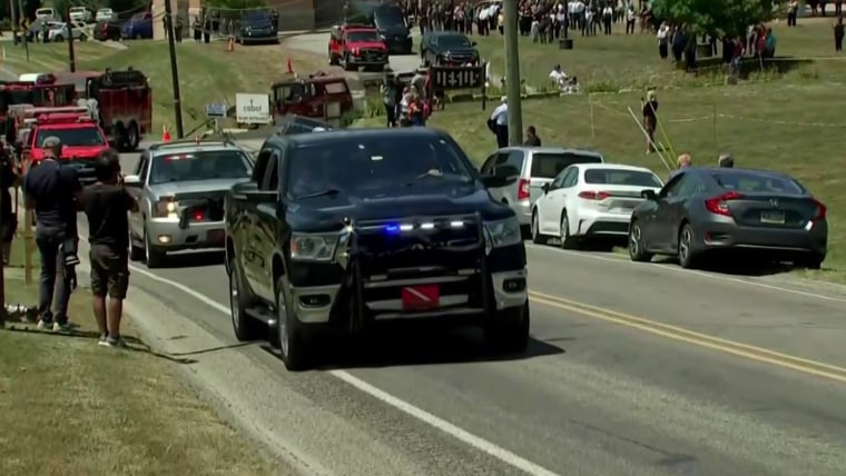 Mourners gather for funeral to honor Corey Comperatore
