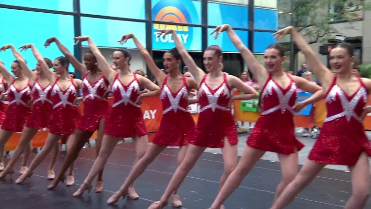 The Rockettes bring holiday cheer to the TODAY plaza — in July!