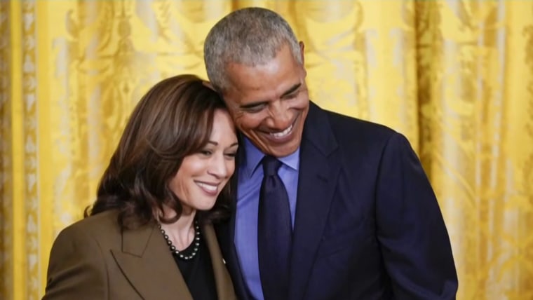 Obamas endorse Kamala Harris for president