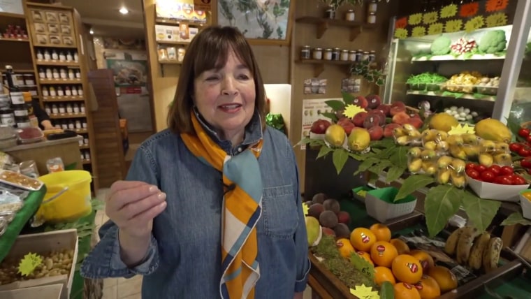 See how Ina Garten shops for dinner party ingredients in Paris