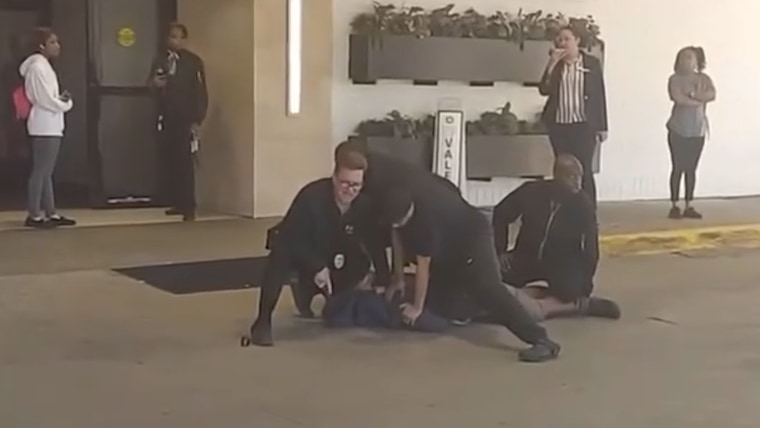 Video shows Black man being pinned down by Milwaukee hotel security ...