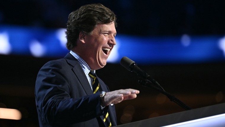 Tucker Carlson rails against the Biden administration in RNC speech Tucker Carlson rails against the Biden administration in RNC speech