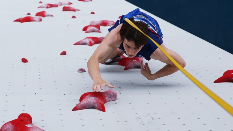 American climber Sam Watson breaks world record to win Olympic bronze medal