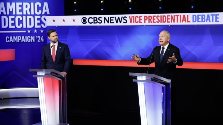 WATCH: Full vice presidential debate between Vance and Walz