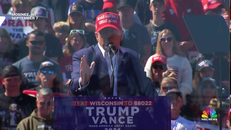 Trump in September: People supporting Harris are ‘absolute garbage’