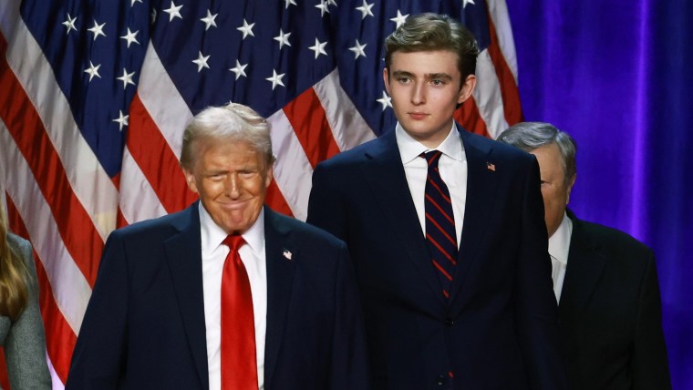 Trump credits son Barron for urging him to do Joe Rogan podcast
