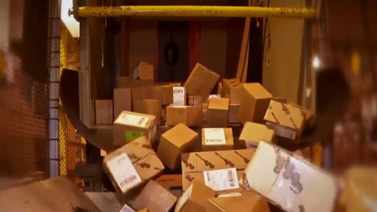More packages are being delivered damaged