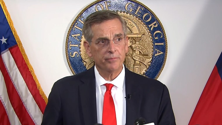 Raffensberger says Trump has an ‘insurmountable lead’ in Georgia