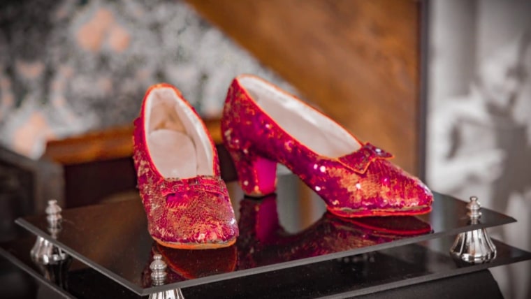 Dorothy’s ruby slippers from ‘Wizard of Oz’ sell for $28M at auction