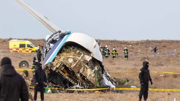New video emerges of moments before plane crash in Kazakhstan