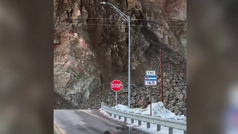 Video: Massive rockslide forces closure of 2 Colorado highways