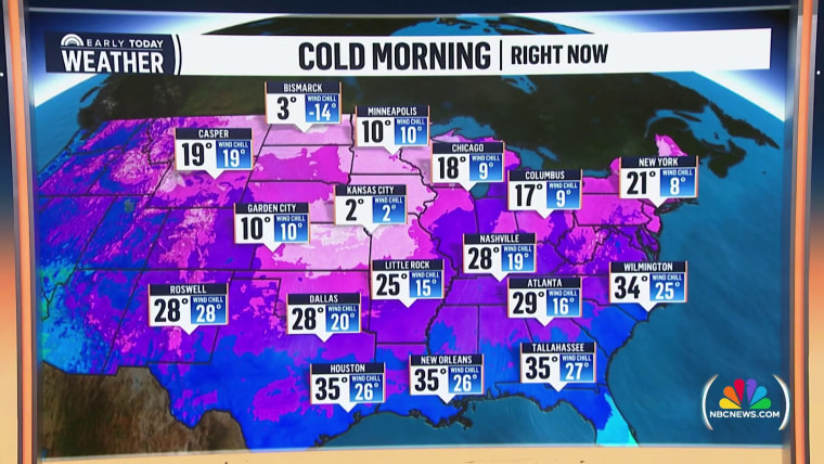 Winter storm: Freezing weather puts 31 million under cold alerts ...