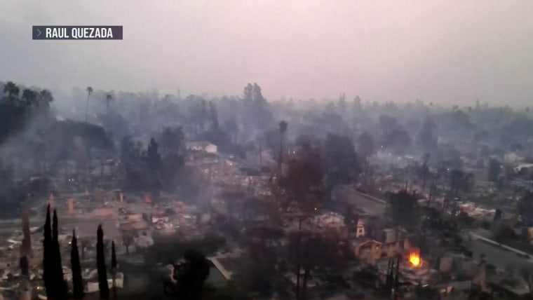 Altadena neighborhood of Los Angeles hit especially hard