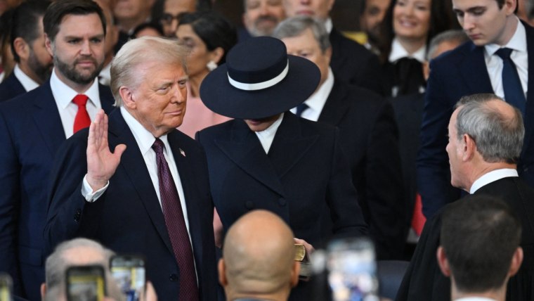 Trump takes presidential oath of office Trump takes presidential oath of office