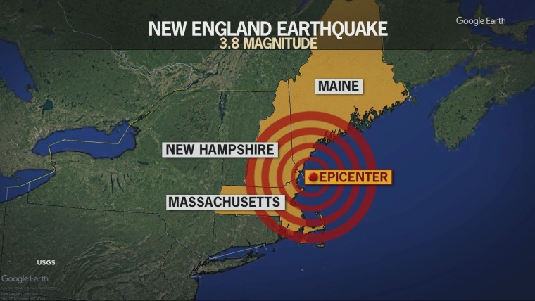 Earthquake off Maine rattles New England