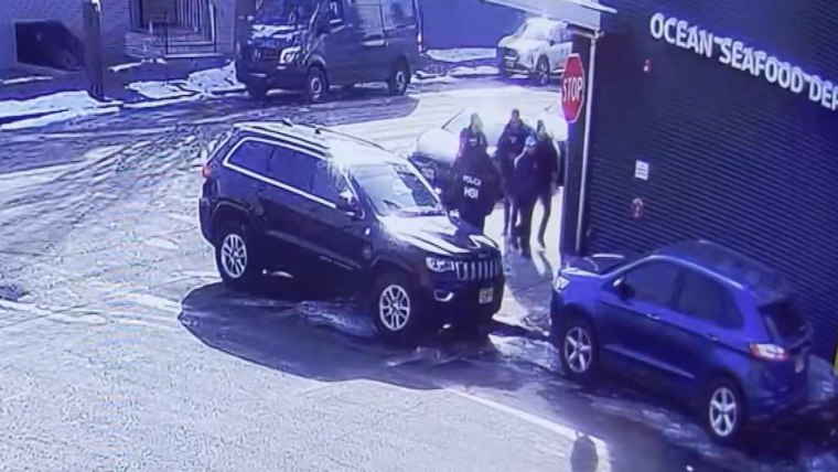 Surveillance video appears to show ICE raid at small business in Newark