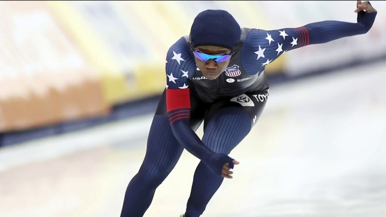 Olympian Erin Jackson hopes reclaim speed skating gold in Milan Cortina ...