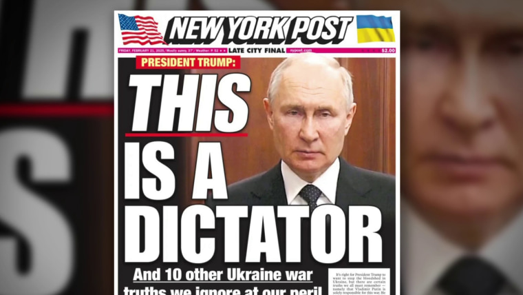 'This is a dictator': New York Post cover shows cracks in right-wing ...