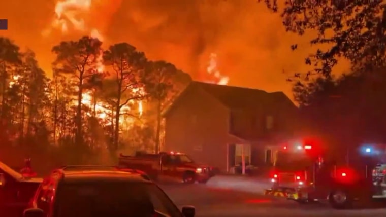 State of emergency in South Carolina as wildfires prompt evacuations