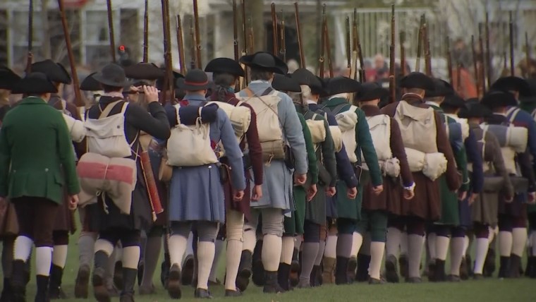 Reenactments mark 250 years since the Battles of Lexington and Concord