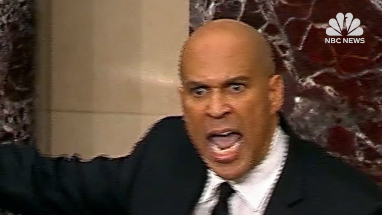 Sen. Booker gets emotional reading Parkinson's story