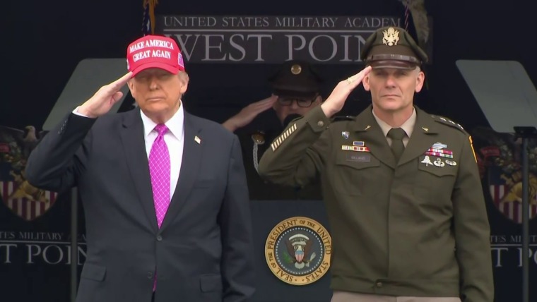 Trump delivers commencement address to West Point graduates