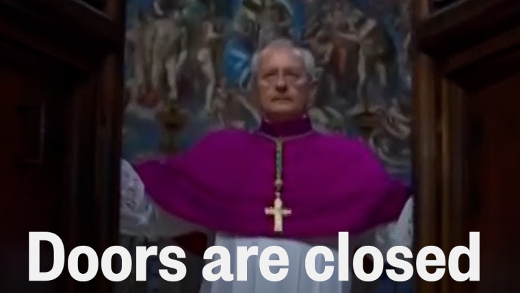 Doors are closed as conclave begins