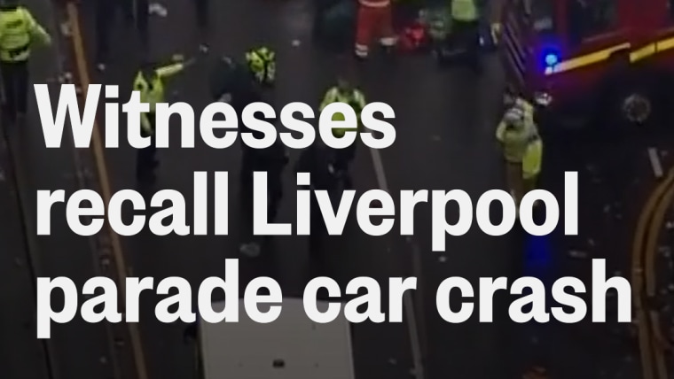 Witnesses describe Liverpool FC parade car collision