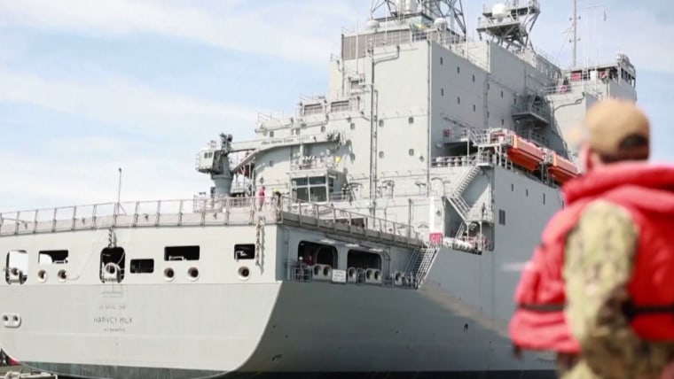 Navy will rename the USNS Harvey Milk, named for LGBTQ rights pioneer