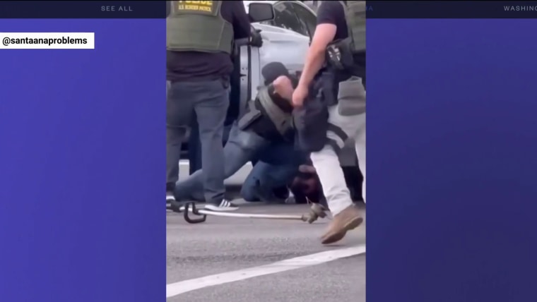 Video of man violently detained by border patrol agents draws online ...