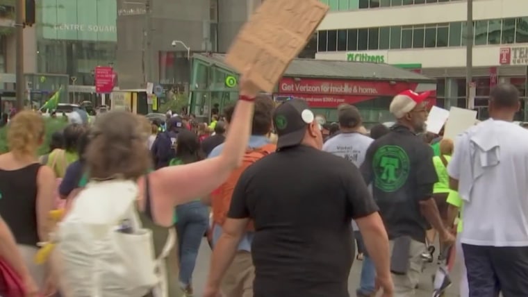 workers strike philly