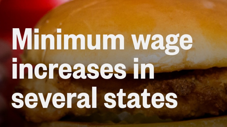 Minimum wage increases across several states:
