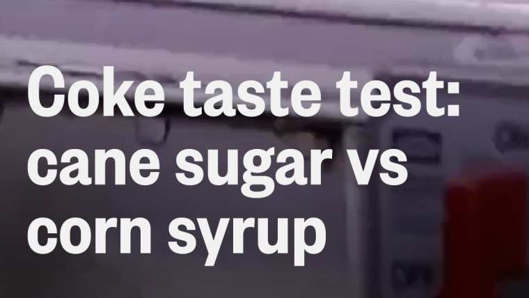 Coke taste test: cane sugar vs corn syrup