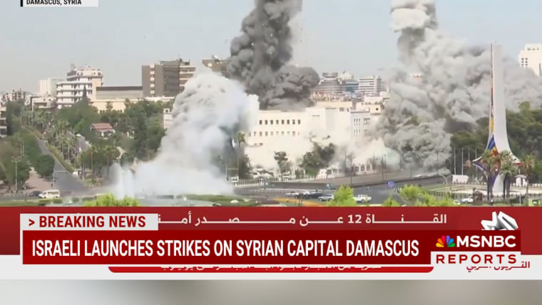 Israel launches strikes on Syrian capital Damascus