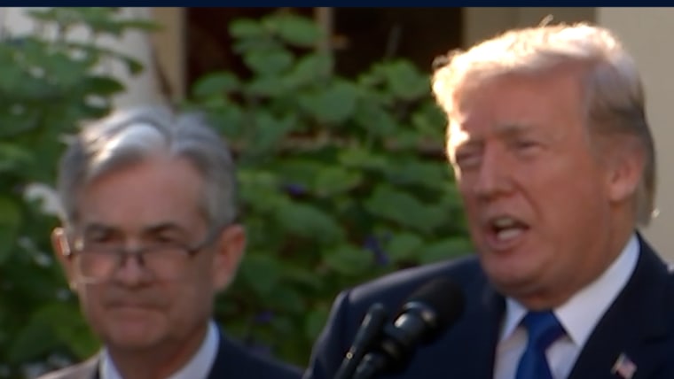 Trump ‘surprised’ Fed Chair Jerome Powell was appointed