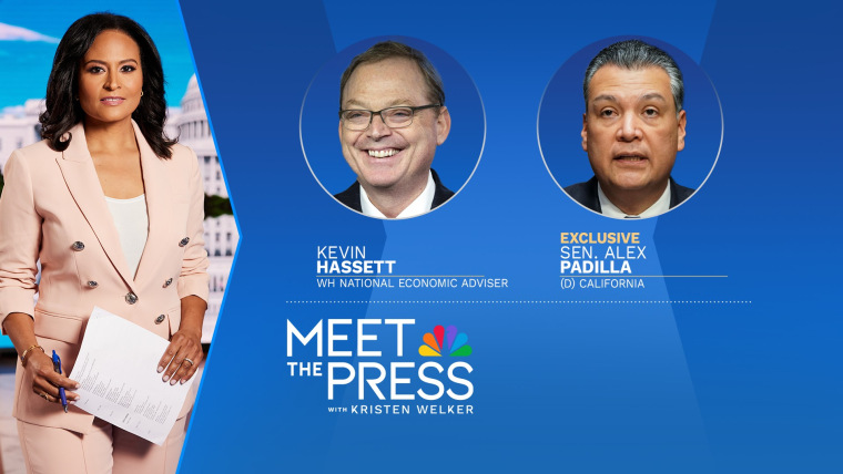 August 3 — Kevin Hassett and Sen. Alex Padilla