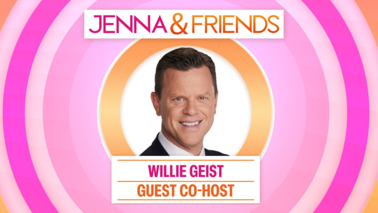Willie Geist to Guest Co-Host Jenna & Friends Sept. 2-5