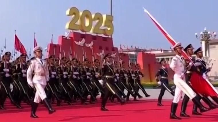 China holds military parade