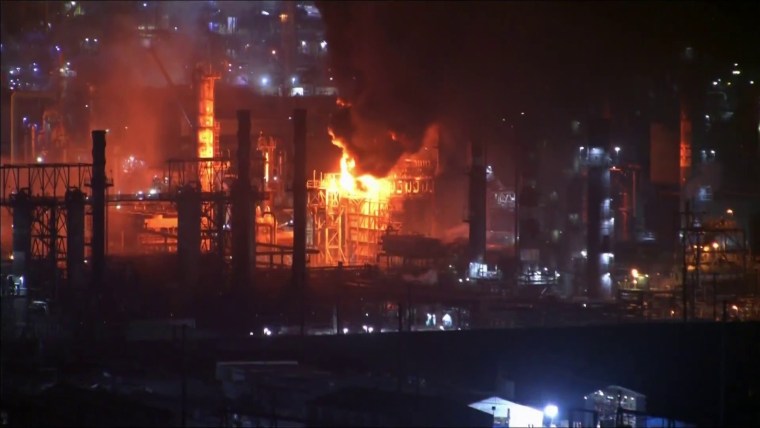 Massive Fire Sparks Explosions at Chevron Refinery in California