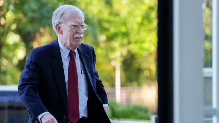 BREAKING: Former Trump National Security Adviser John Bolton surrenders ...