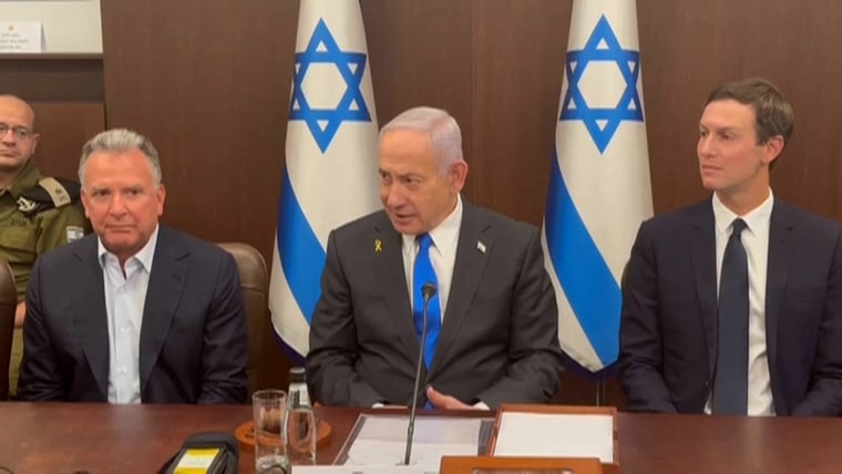 Netanyahu praises Witkoff, Kushner after Gaza deal approval