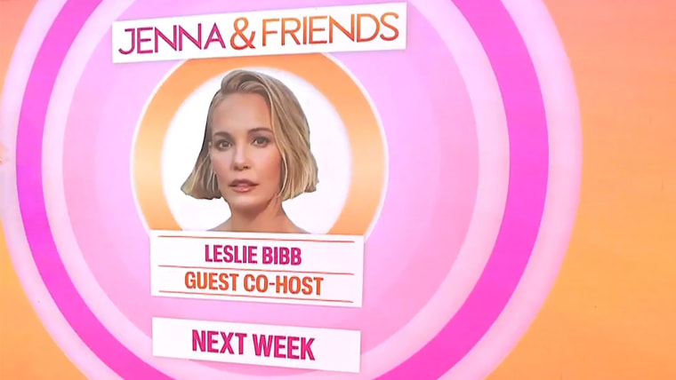 Jenna Bush Hager Announces Leslie Bibb as Her Guest Co-Host