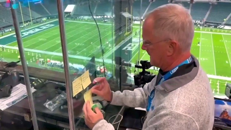 Meet the Unsung Hero of the Detroit Lions: Sticky Note Guy
