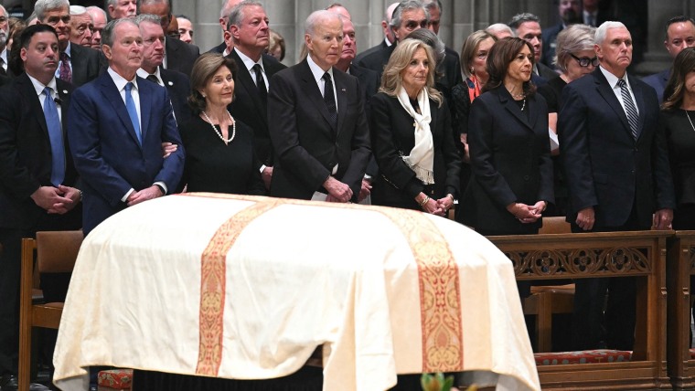 Liz Cheney, George W. Bush Pay Tribute to Dick Cheney at Service