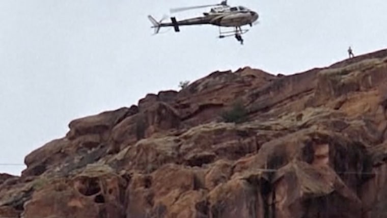 BASE jumper in Utah rescued from cliffside