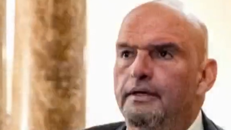 Sen. Fetterman at home after cardiac episode and fall